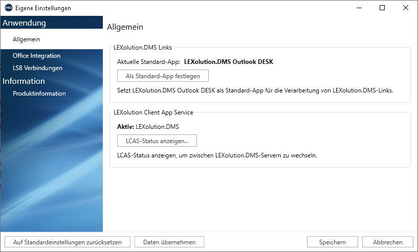 Personal Settings (Office Integration) – stp.one Help Center